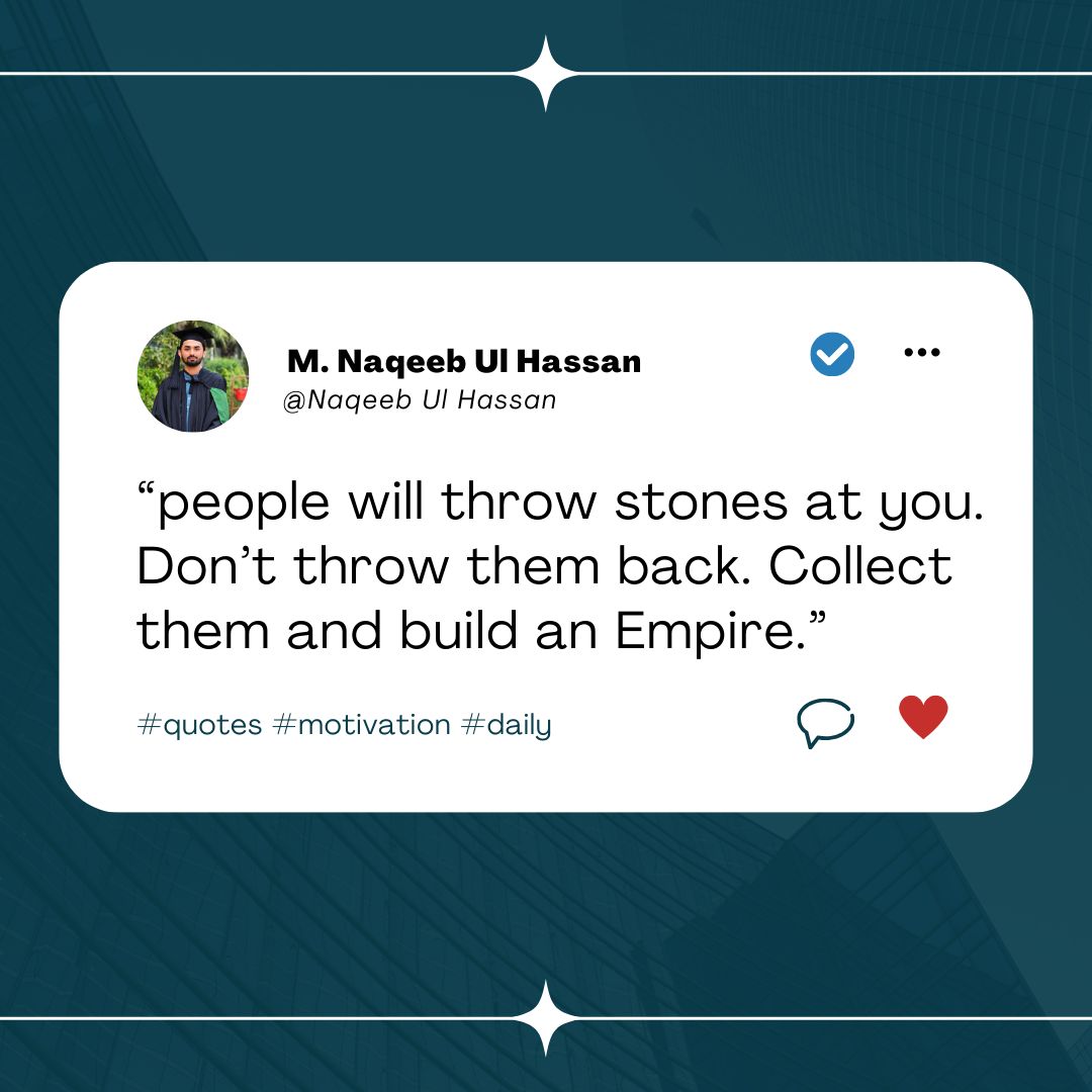 Muhammad Naqeeb Ul Hassan on LinkedIn: #inspiration #motivation #wisdom ... Muhammad Naqeeb Ul Hassan on LinkedIn: #inspiration #motivation #wisdom ...