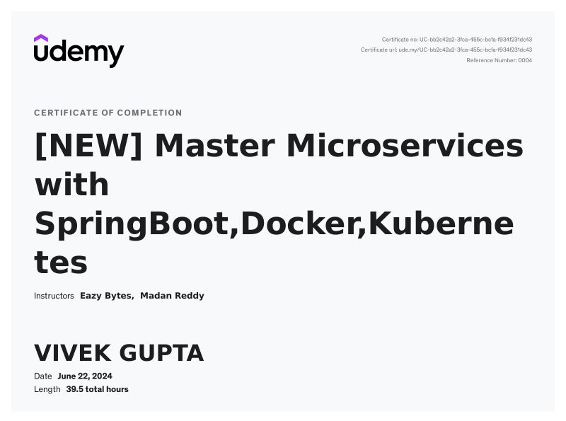 VIVEK GUPTA on LinkedIn: #microservices #springboot #docker #kubernetes ... VIVEK GUPTA on LinkedIn: #microservices #springboot #docker #kubernetes ...