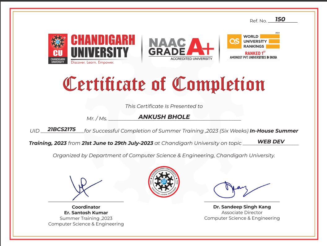 Ankush Bhole on LinkedIn: #webdevelopment #frontend #backend #fullstack ... Ankush Bhole on LinkedIn: #webdevelopment #frontend #backend #fullstack ...