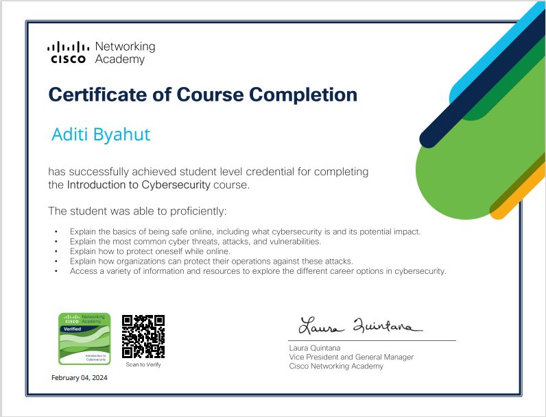 Aditi Byahut on LinkedIn: #cybersecurity #staysafeonline #cyberaware # ... Aditi Byahut on LinkedIn: #cybersecurity #staysafeonline #cyberaware # ...