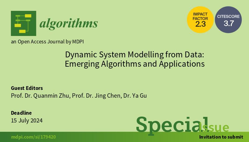 Algorithms MDPI on LinkedIn: #specialissue #dynamicsystem # ... Algorithms MDPI on LinkedIn: #specialissue #dynamicsystem # ...