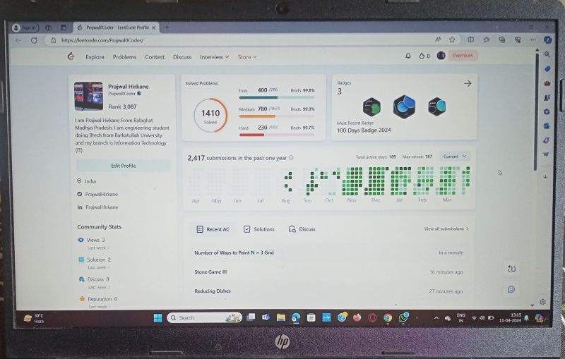 Prajwal Hirkane on LinkedIn: #365daychallenge #leetcode #dailycoding # ... Prajwal Hirkane on LinkedIn: #365daychallenge #leetcode #dailycoding # ...