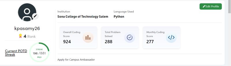 Karuppasamy R on LinkedIn: #codingjourney #leetcode #geeksforgeeks # ... Karuppasamy R on LinkedIn: #codingjourney #leetcode #geeksforgeeks # ...