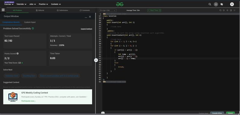 Rayan Singh on LinkedIn: #rohitnegi #dsa #cpp #codingjourney #coderarmy ... Rayan Singh on LinkedIn: #rohitnegi #dsa #cpp #codingjourney #coderarmy ...