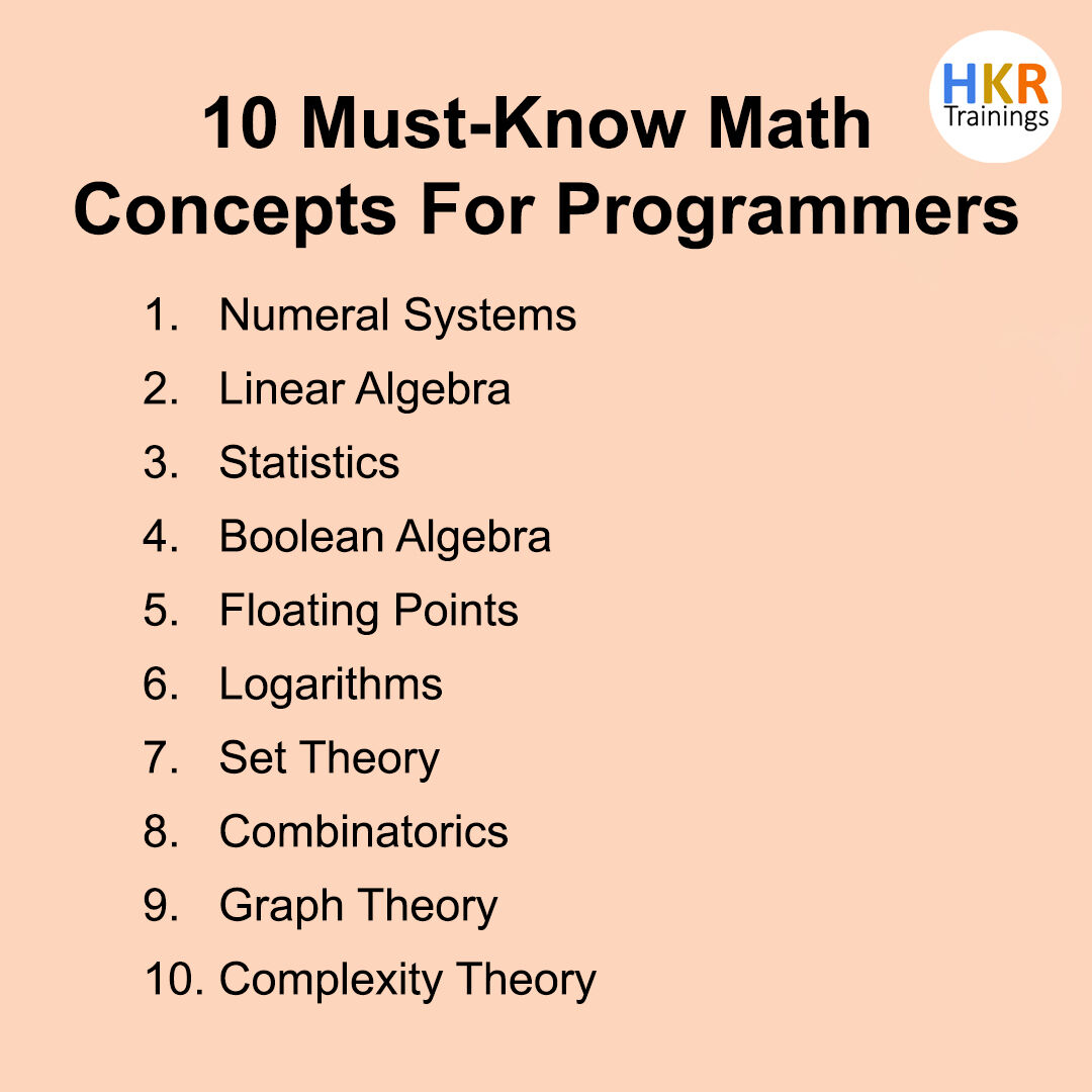 HKR Trainings on LinkedIn: #programmingtips #mathforprogramming # ... HKR Trainings on LinkedIn: #programmingtips #mathforprogramming # ...