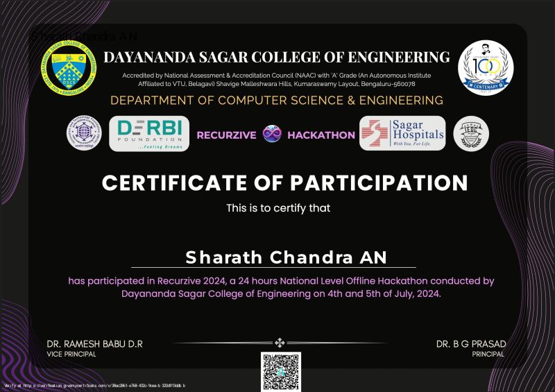 Sharath Chandra AN on LinkedIn: #hackathon #innovation #blockchain # ... Sharath Chandra AN on LinkedIn: #hackathon #innovation #blockchain # ...