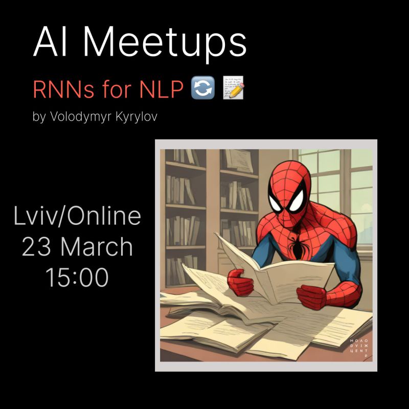 AI Meetups with Volodymyr Kyrylov | AI Meetups πΊπ¦ posted on the topic ... AI Meetups with Volodymyr Kyrylov | AI Meetups πΊπ¦ posted on the topic ...