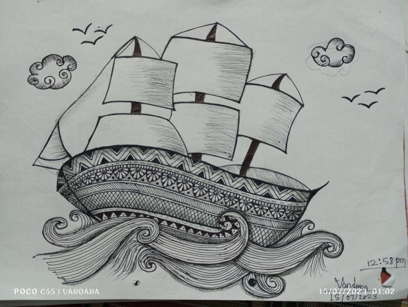 Artist vandana Dewangan on LinkedIn: Mandala art (ship 🚢) ...... Like ... Artist vandana Dewangan on LinkedIn: Mandala art (ship 🚢) ...... Like ...