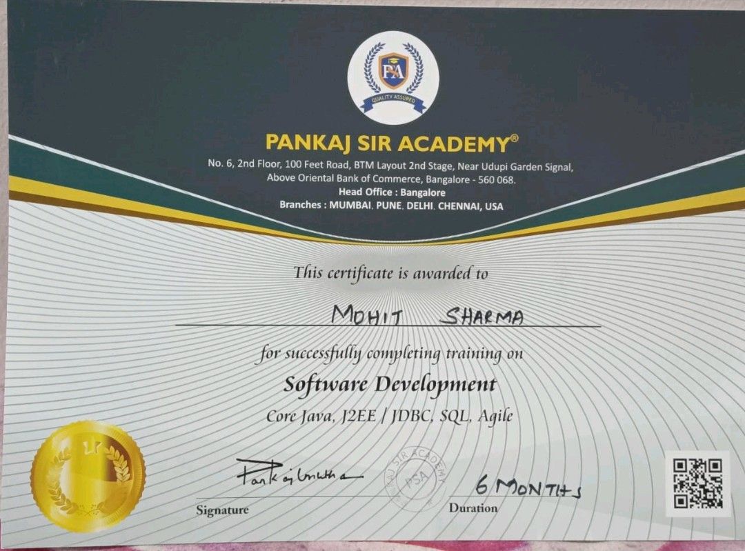 Mohit Sharma on LinkedIn: #java #training #programming # ... Mohit Sharma on LinkedIn: #java #training #programming # ...