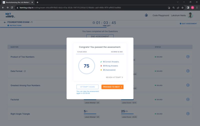 Lakshum Naidu Nadipalli on LinkedIn: #day51 #python #nxtwave #ccbp # ... Lakshum Naidu Nadipalli on LinkedIn: #day51 #python #nxtwave #ccbp # ...