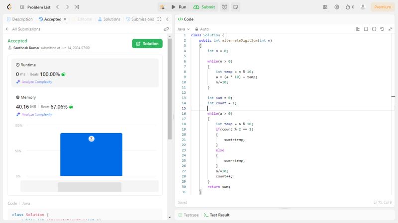 Santhosh Kumar S on LinkedIn: #java #leetcode #coding #problemsolving # ... Santhosh Kumar S on LinkedIn: #java #leetcode #coding #problemsolving # ...
