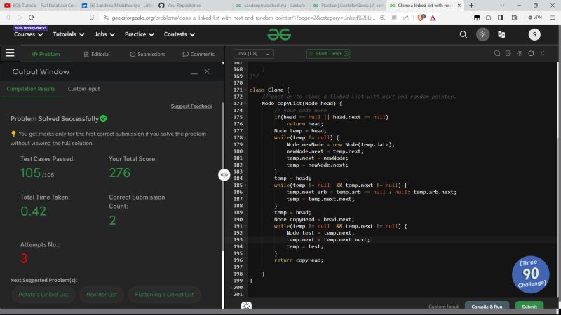 Sandeep Maddheshiya on LinkedIn: #75daysofdsa #dsa #java #leetcode # ... Sandeep Maddheshiya on LinkedIn: #75daysofdsa #dsa #java #leetcode # ...
