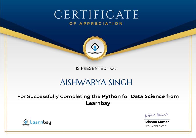 Aishwarya Singh on LinkedIn: #datascience #python Aishwarya Singh on LinkedIn: #datascience #python