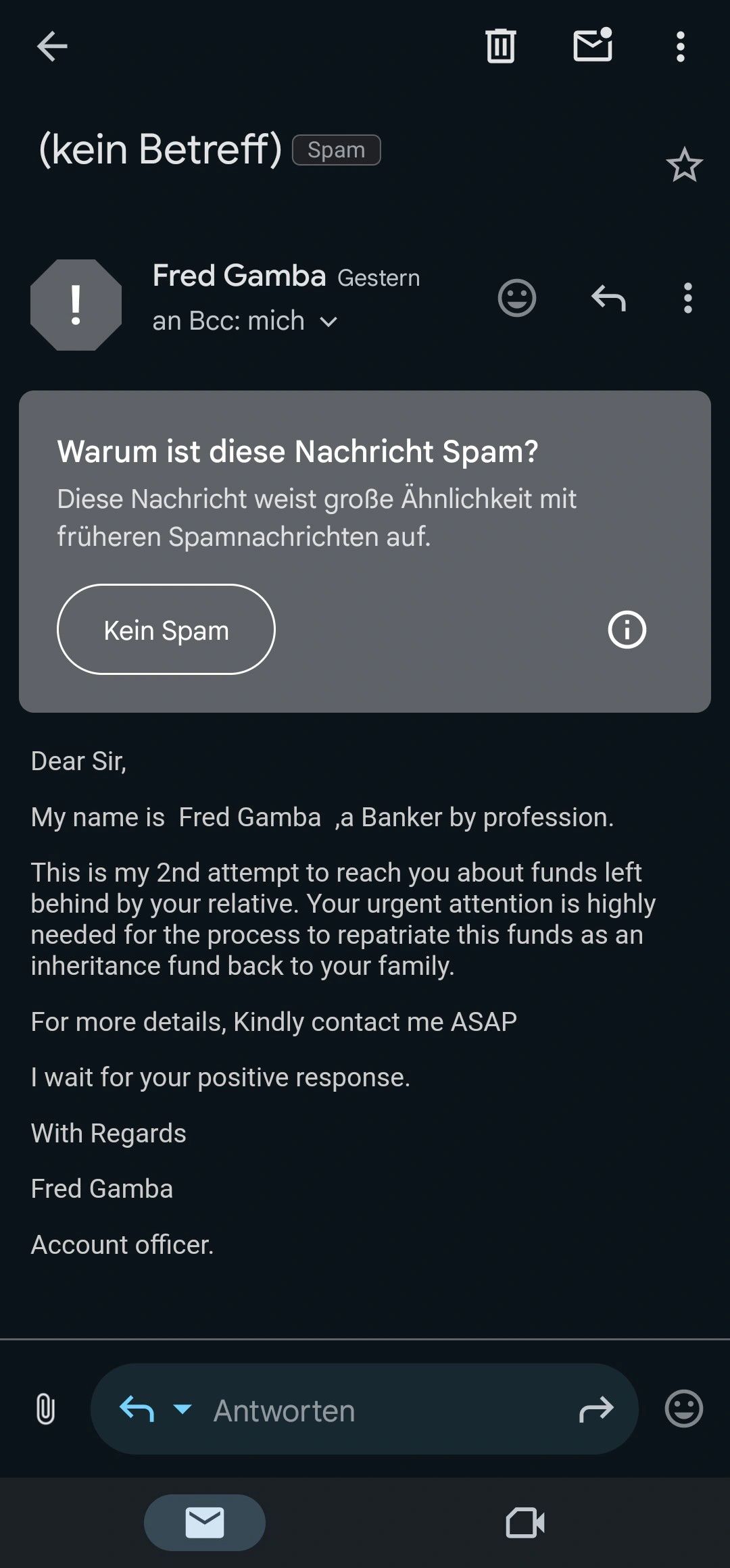 Prakul H N on LinkedIn: #scam #funds #email #banker #accountofficer # ... Prakul H N on LinkedIn: #scam #funds #email #banker #accountofficer # ...