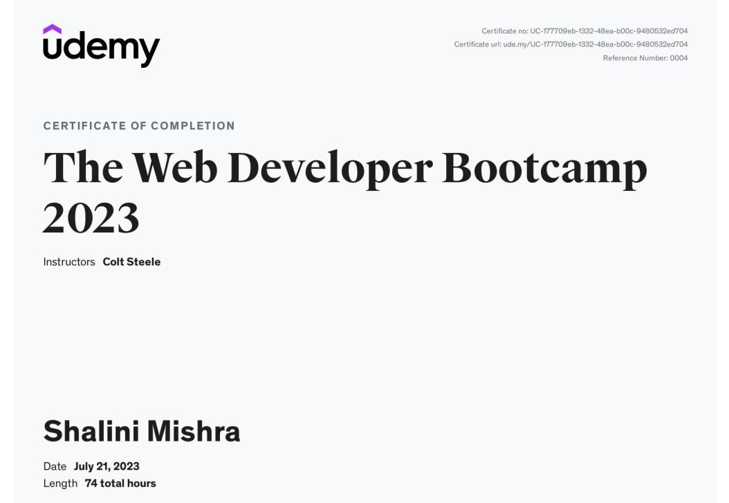 Shalini Mishra on LinkedIn: #webdevelopment #coding #udemy # ... Shalini Mishra on LinkedIn: #webdevelopment #coding #udemy # ...