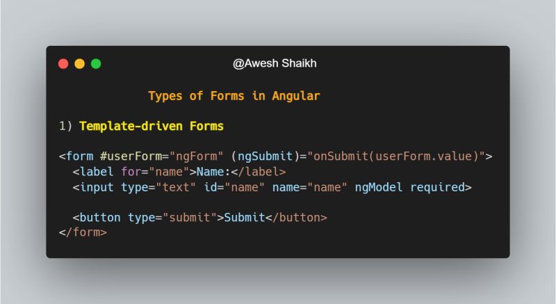 Awesh Shaikh on LinkedIn: #angular #angularforms #webdevelopment # ... Awesh Shaikh on LinkedIn: #angular #angularforms #webdevelopment # ...