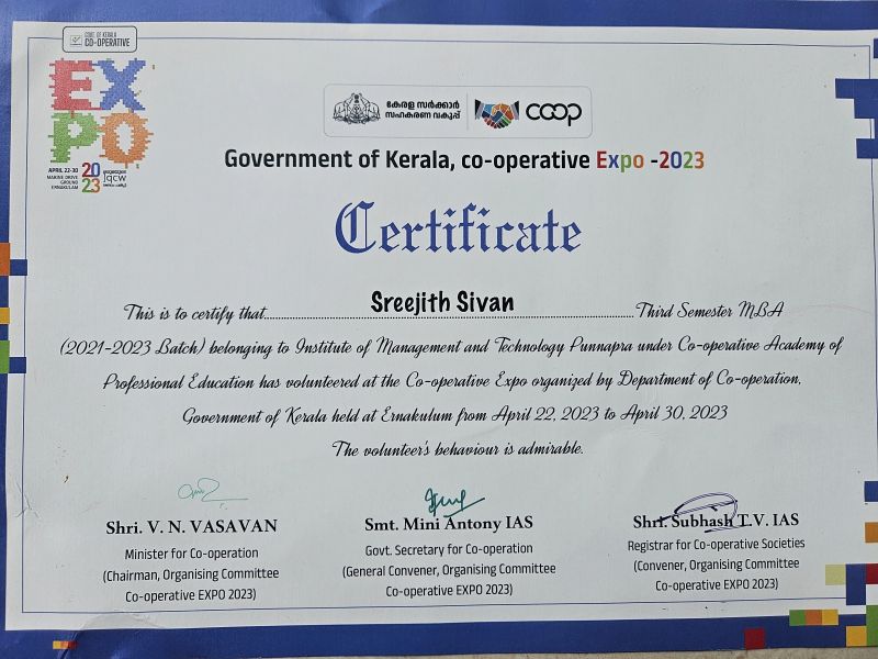 sreejith .sivan on LinkedIn: PARTICIPATION CERTIFICATE OF sreejith .sivan on LinkedIn: PARTICIPATION CERTIFICATE OF