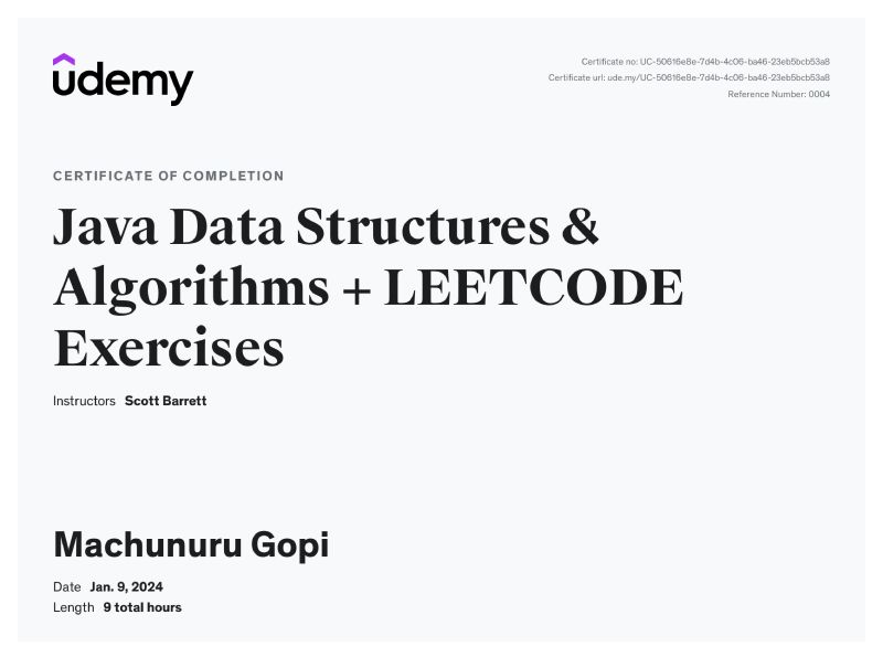 MACHUNURU GOPI on LinkedIn: #java #datastructuresandalgorithms # ... MACHUNURU GOPI on LinkedIn: #java #datastructuresandalgorithms # ...