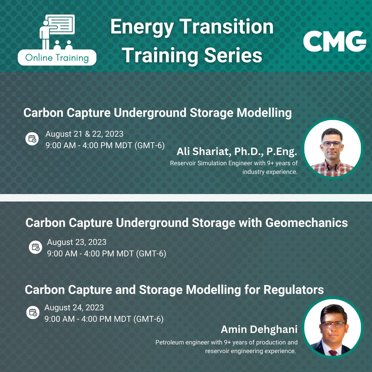 Computer Modelling Group on LinkedIn: #cmgtraining #carboncapture # ... Computer Modelling Group on LinkedIn: #cmgtraining #carboncapture # ...