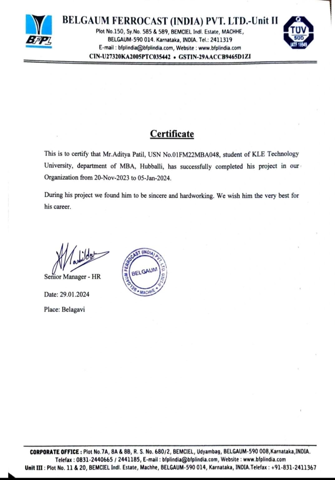 Aditya Patil on LinkedIn: #internship Aditya Patil on LinkedIn: #internship
