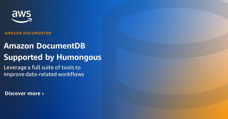 AWS Databases & Analytics on LinkedIn: #documentdb #aws AWS Databases & Analytics on LinkedIn: #documentdb #aws