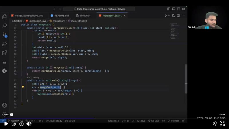 Sairam Patra on LinkedIn: #codingjourney #mergesort #algorithm #techskills Sairam Patra on LinkedIn: #codingjourney #mergesort #algorithm #techskills