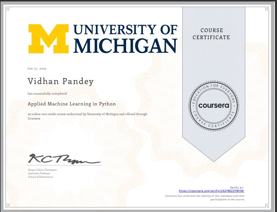 Vidhan Pandey on LinkedIn: #machinelearning #python #coursera #ml # ... Vidhan Pandey on LinkedIn: #machinelearning #python #coursera #ml # ...