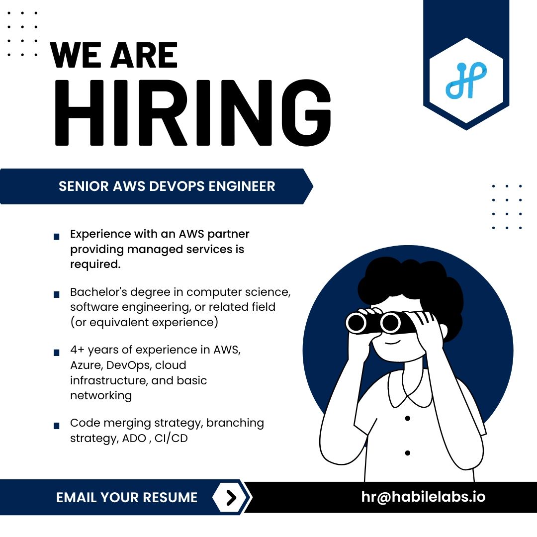HabileLabs Private Limited on LinkedIn: #seniorawsdevopsengineer # ... HabileLabs Private Limited on LinkedIn: #seniorawsdevopsengineer # ...