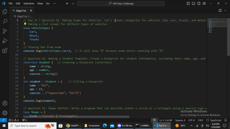 Muhammad Ali Yousuf on LinkedIn: #100_days_coding_challenge ... Muhammad Ali Yousuf on LinkedIn: #100_days_coding_challenge ...