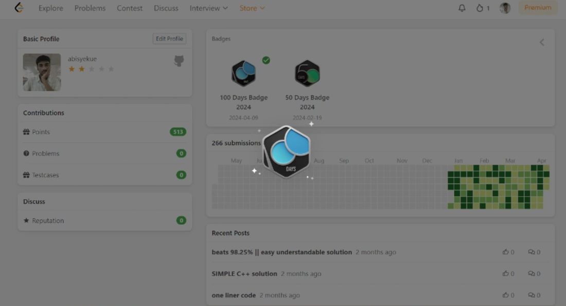 Abhishek Kumar on LinkedIn: #leetcode #codingmilestone #personalgrowth Abhishek Kumar on LinkedIn: #leetcode #codingmilestone #personalgrowth