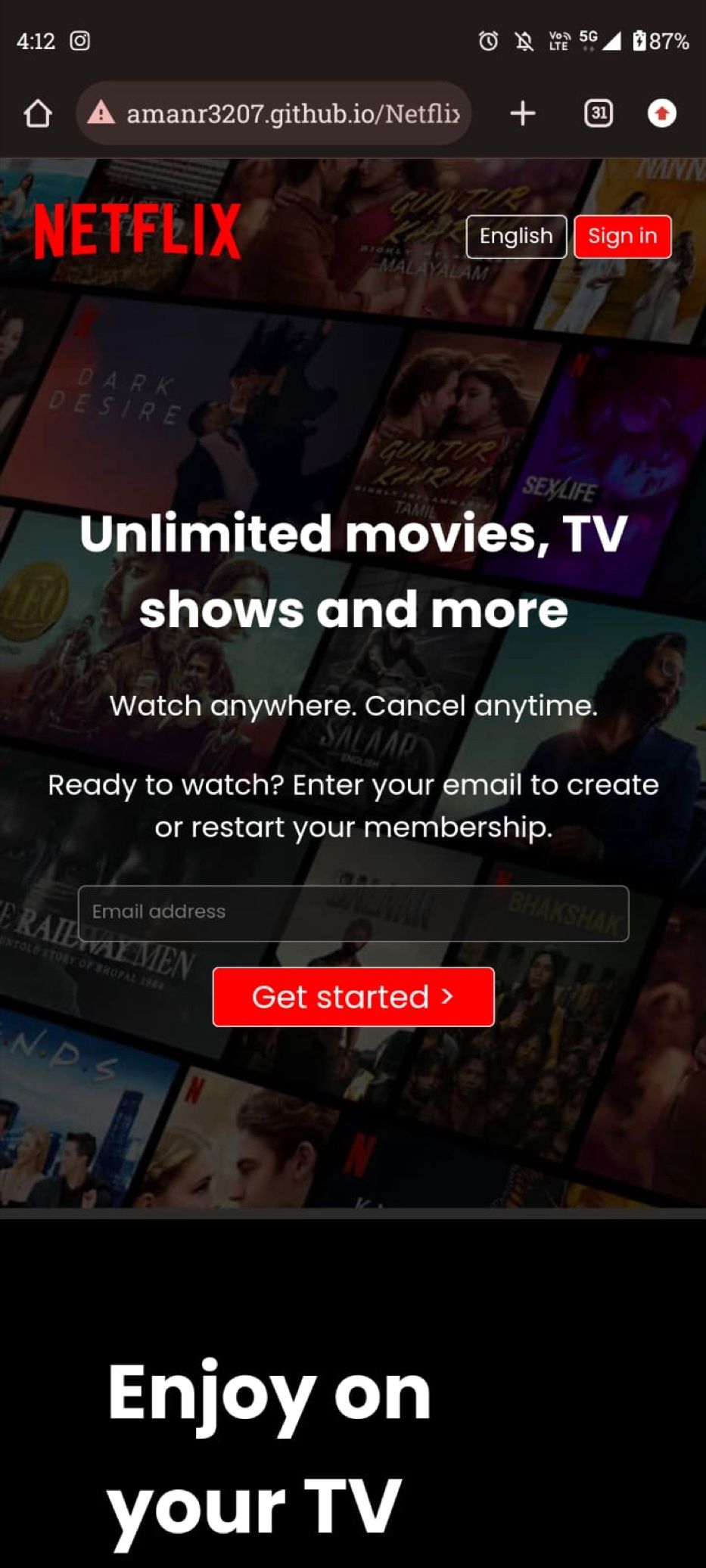 Aman Raj on LinkedIn: #webdevelopment #html #css #javascript #netflixclone Aman Raj on LinkedIn: #webdevelopment #html #css #javascript #netflixclone