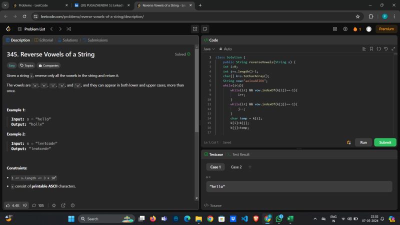 PUGAZHENDHI S on LinkedIn: #100daysofleetcode #leetcode #codingjourney ... PUGAZHENDHI S on LinkedIn: #100daysofleetcode #leetcode #codingjourney ...