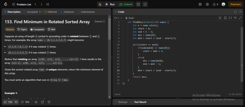 Khushi Chauhan on LinkedIn: #dsa #binarysearch #algorithm # ... Khushi Chauhan on LinkedIn: #dsa #binarysearch #algorithm # ...