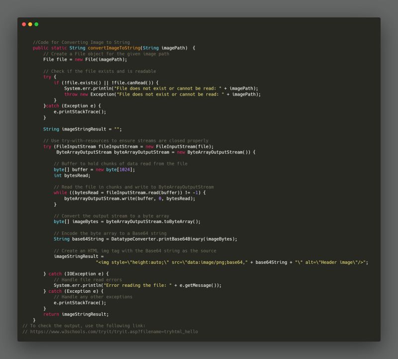 SURAJ KUMAR SINGH on LinkedIn: Convert any image into string in java SURAJ KUMAR SINGH on LinkedIn: Convert any image into string in java