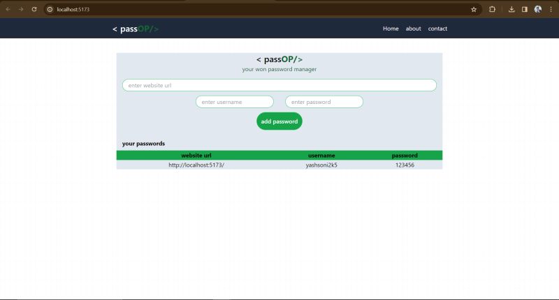 Yash Soni on LinkedIn: #react #tailwindcss #passwordmanager # ... Yash Soni on LinkedIn: #react #tailwindcss #passwordmanager # ...