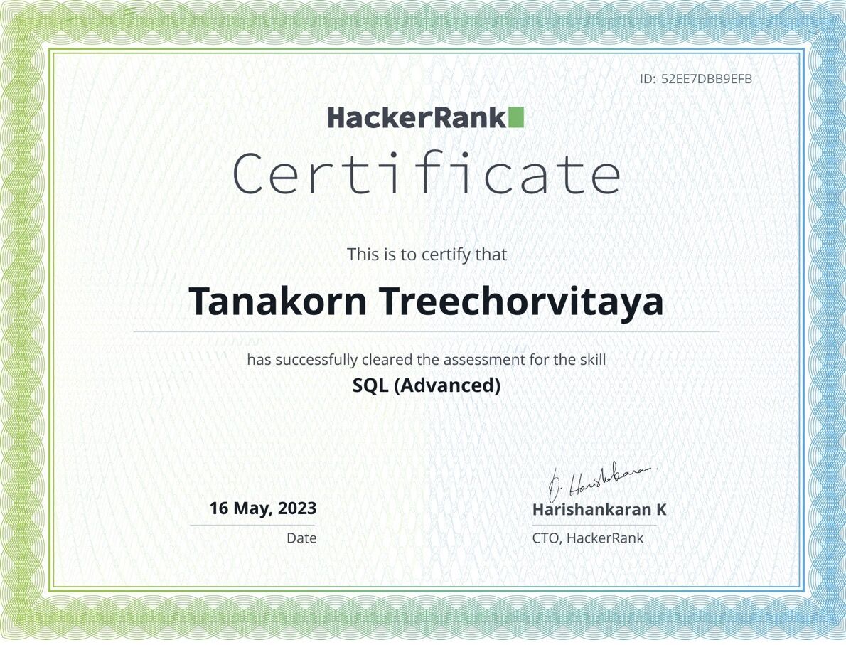 Fane Tree on LinkedIn: #sql #hackerrank #datacamp #dataskills # ... Fane Tree on LinkedIn: #sql #hackerrank #datacamp #dataskills # ...