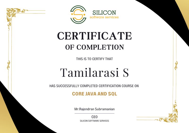 Tamilarasi . S on LinkedIn: #corejava #sql #javadeveloper # ... Tamilarasi . S on LinkedIn: #corejava #sql #javadeveloper # ...