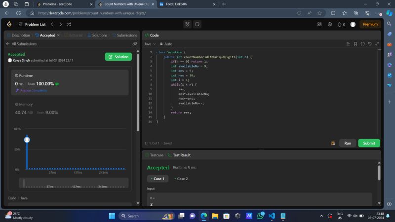 Kavya Singh on LinkedIn: #day56 #100dayleetcode #leetcode ... Kavya Singh on LinkedIn: #day56 #100dayleetcode #leetcode ...