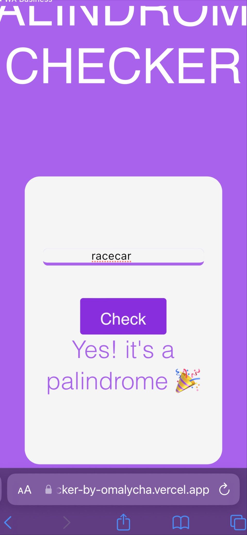 Blessing Nweke on LinkedIn: I created a palindrome checker using html ... Blessing Nweke on LinkedIn: I created a palindrome checker using html ...