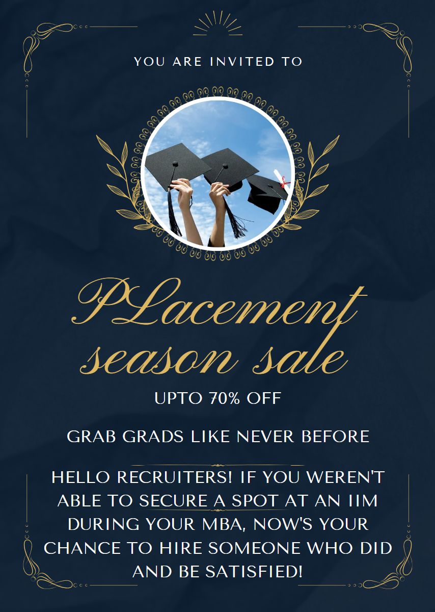 Shruti Kumari on LinkedIn: IIM Placements 2024: Sale, Sale, Sale! 60% ... Shruti Kumari on LinkedIn: IIM Placements 2024: Sale, Sale, Sale! 60% ...