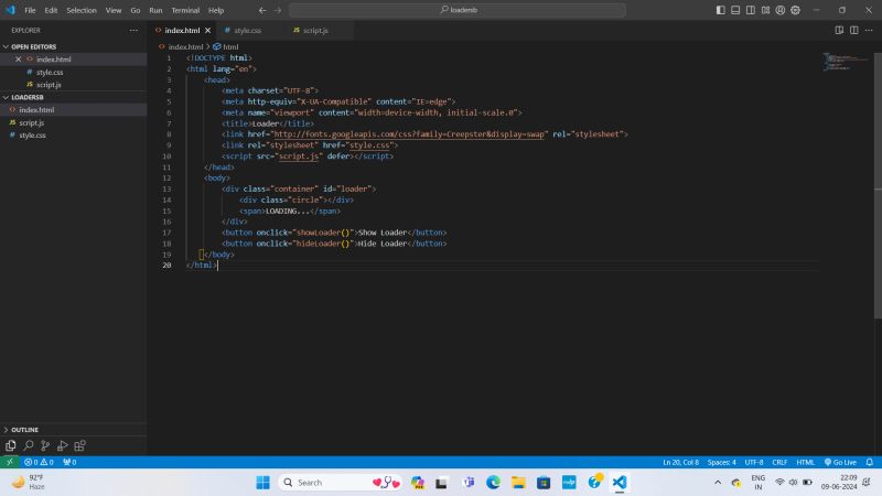 Sandhya Bharti on LinkedIn: #loader #html #css #javascript Sandhya Bharti on LinkedIn: #loader #html #css #javascript
