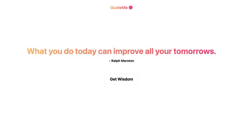 Jishnu Raj on LinkedIn: #javascript #quoteme #vuejs Jishnu Raj on LinkedIn: #javascript #quoteme #vuejs