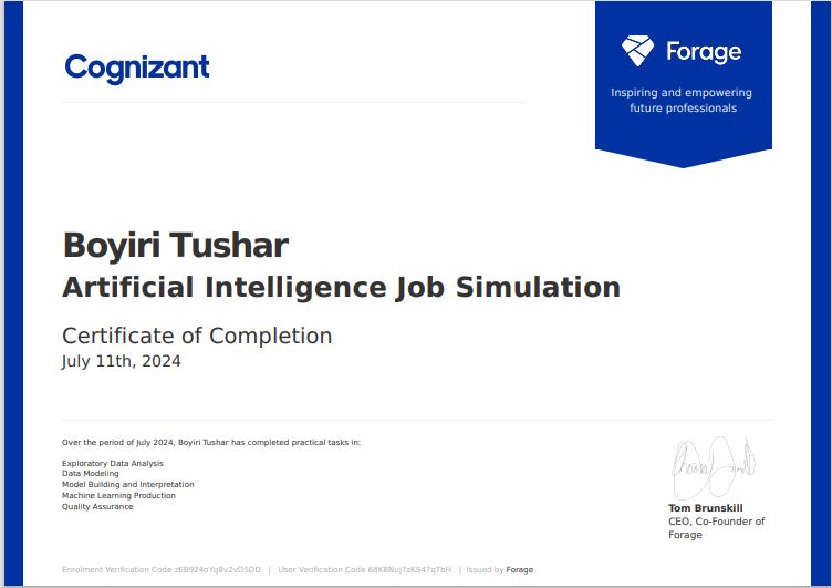 Boyiri Tushar on LinkedIn: #ai #datascience #cognizantexperience # ... Boyiri Tushar on LinkedIn: #ai #datascience #cognizantexperience # ...