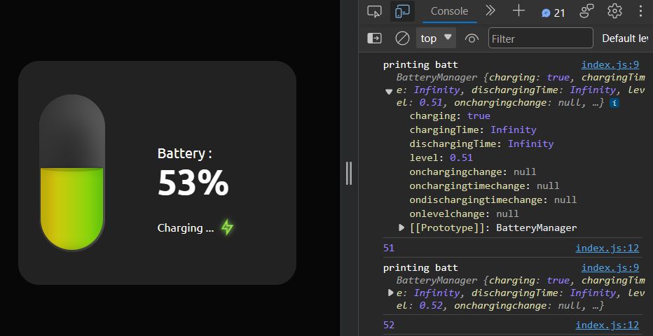 Yogesh Bansal on LinkedIn: #javascript #webdevelopment #batterydetector ... Yogesh Bansal on LinkedIn: #javascript #webdevelopment #batterydetector ...