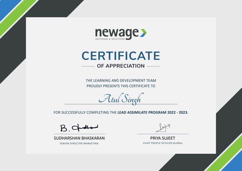 Atul Singh on LinkedIn: Glad to be part of the Lead Assimilate program ... Atul Singh on LinkedIn: Glad to be part of the Lead Assimilate program ...