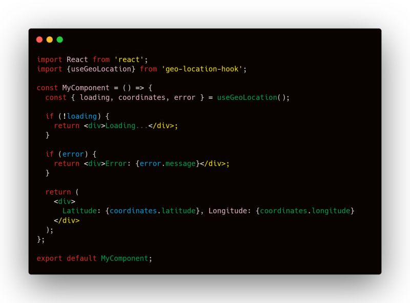 🌍 Custom React hook for geolocation! 📍 Free time stuff 😜 | ATUL KUMAR ... 🌍 Custom React hook for geolocation! 📍 Free time stuff 😜 | ATUL KUMAR ...