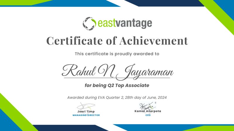 Rahul N Jayaraman on LinkedIn: #achievement Rahul N Jayaraman on LinkedIn: #achievement