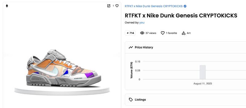 Morgan Linton on LinkedIn: Just picked up my first pair of RTFKT x Nike ... Morgan Linton on LinkedIn: Just picked up my first pair of RTFKT x Nike ...