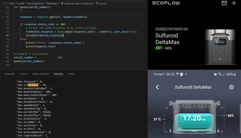Dr Philippe Cadic sur LinkedIn : Hacker une batterie ecoflow en python ... Dr Philippe Cadic sur LinkedIn : Hacker une batterie ecoflow en python ...
