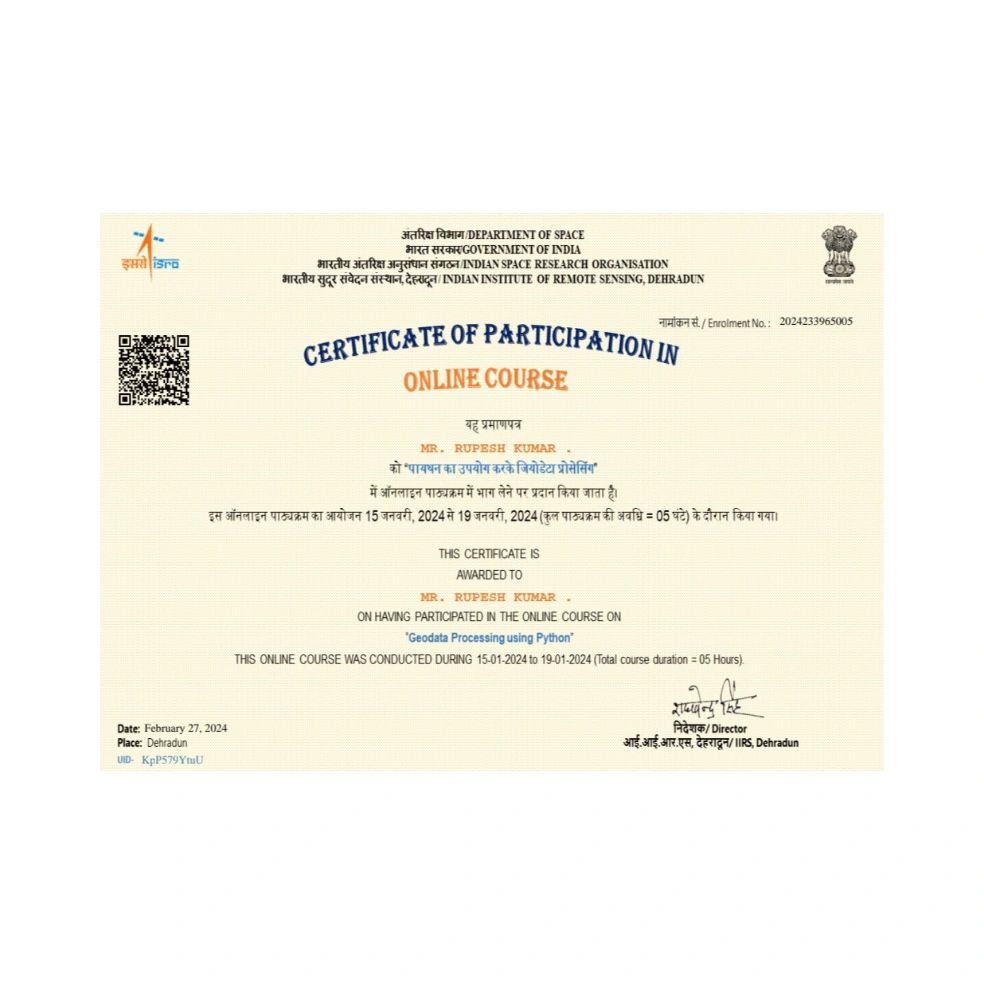 Rupesh Kumar on LinkedIn: ISRO using python jio data processing ... Rupesh Kumar on LinkedIn: ISRO using python jio data processing ...
